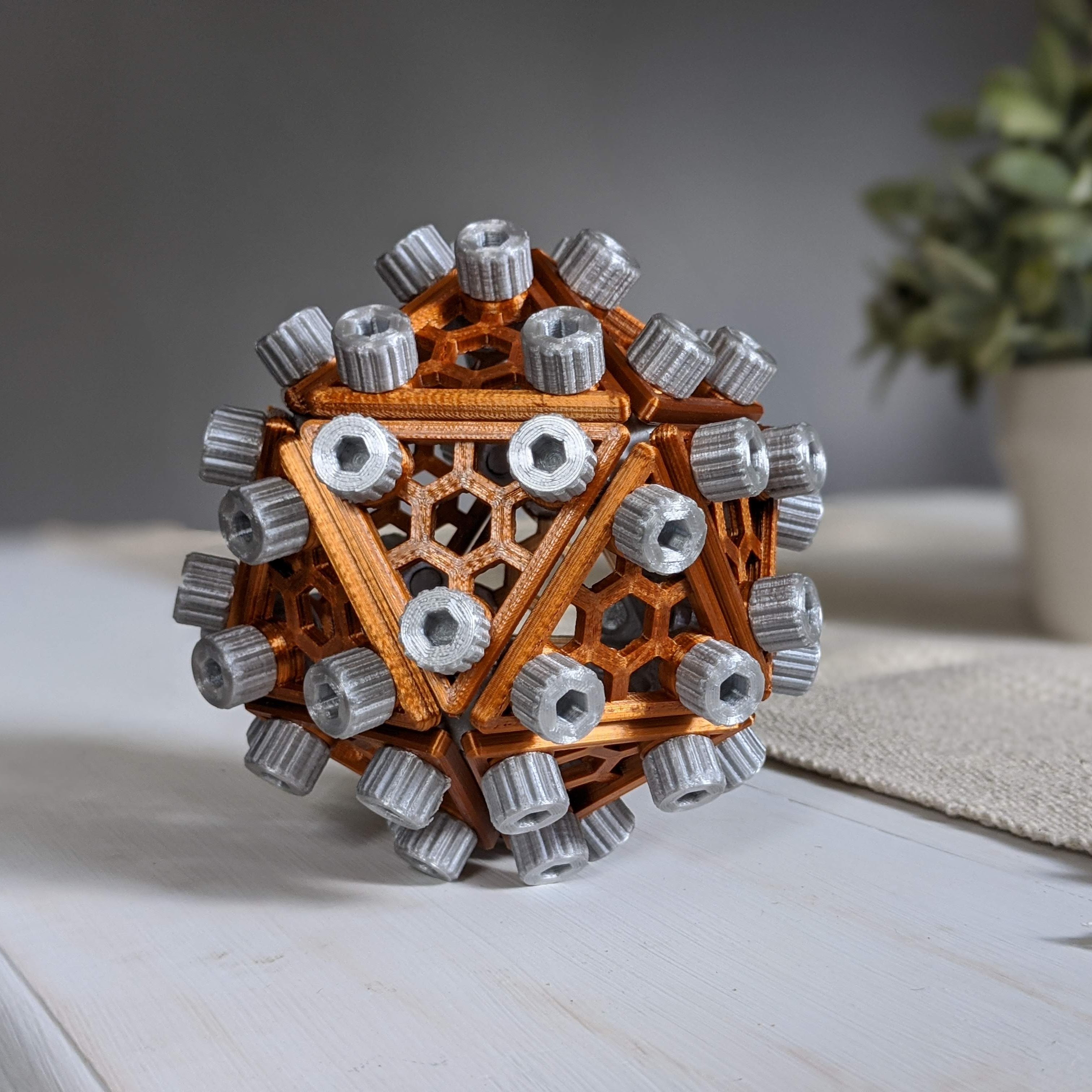 848 Bolted Cube - Triangular Parts by Clockspring | Printables Store