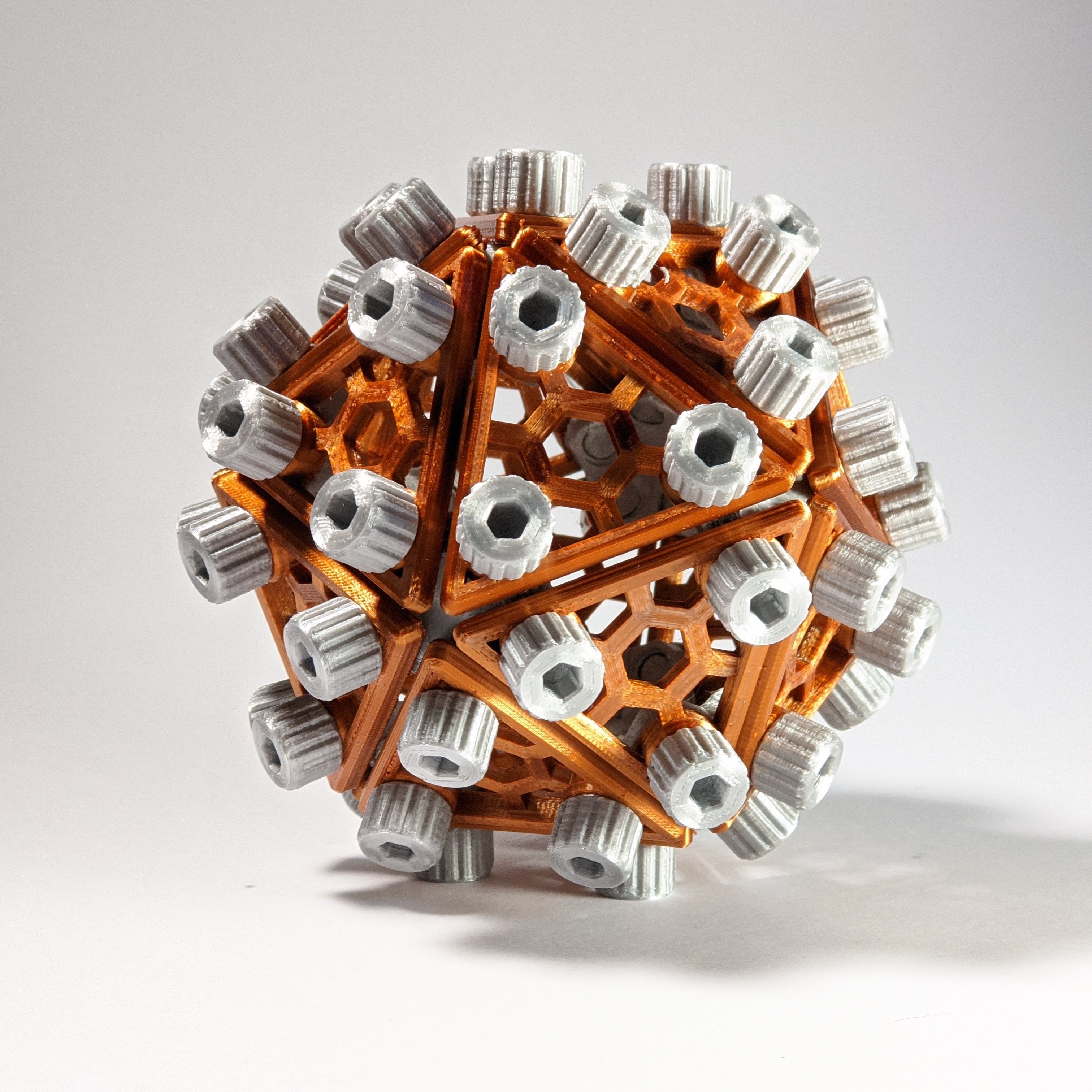 848 Bolted Cube - Triangular Parts by Clockspring | Printables Store