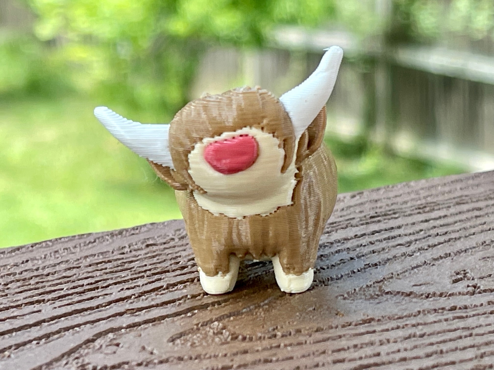 Little Young Highland Cow - MMU by Real 3D Prints | Download free STL ...