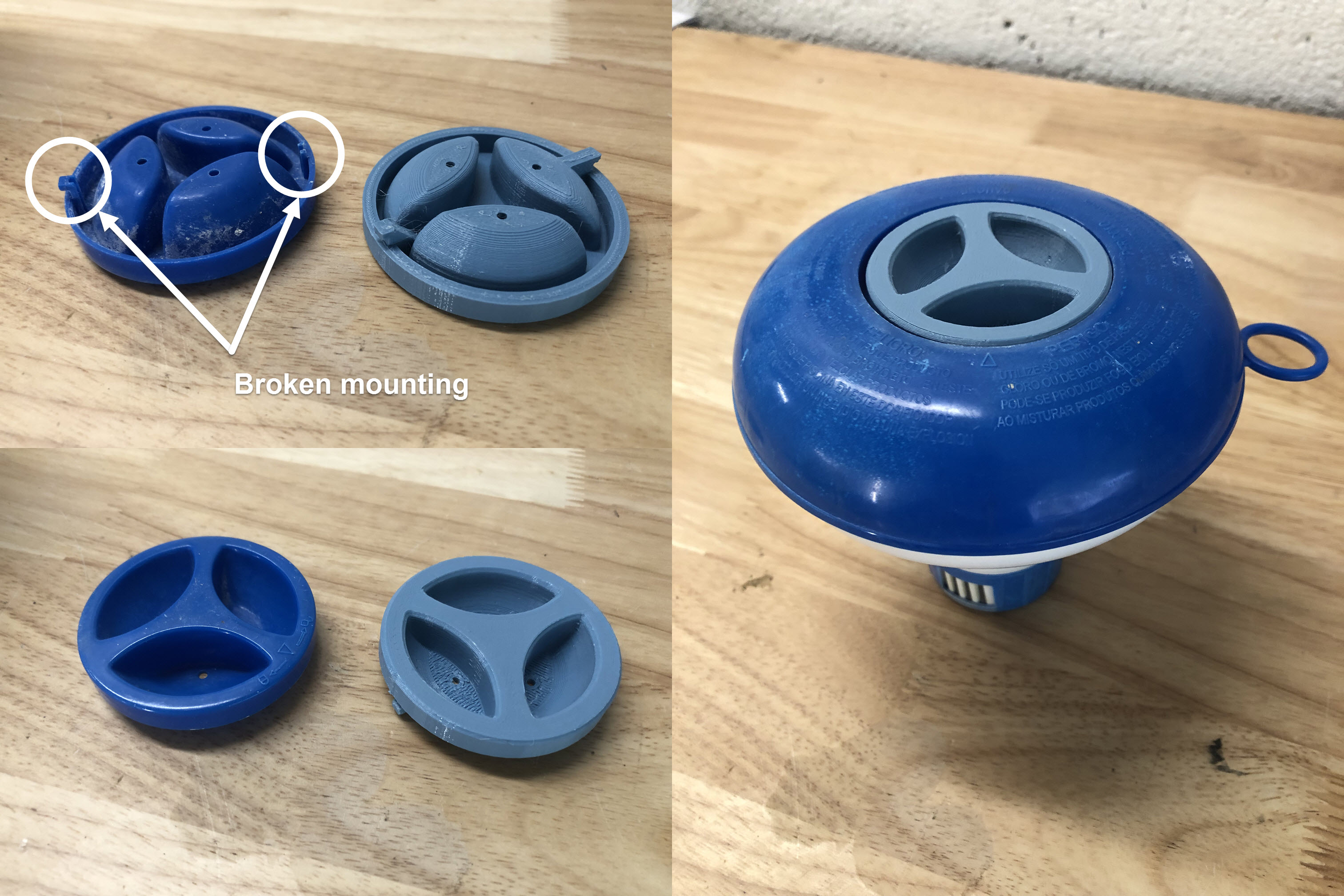 Floating measuring cap swimming pool by Regis | Download free STL model ...