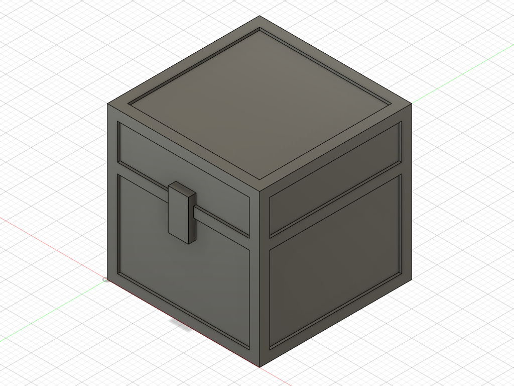 Minecraft truhla (Minecraft chest) by DaTTcz | Download free STL model ...