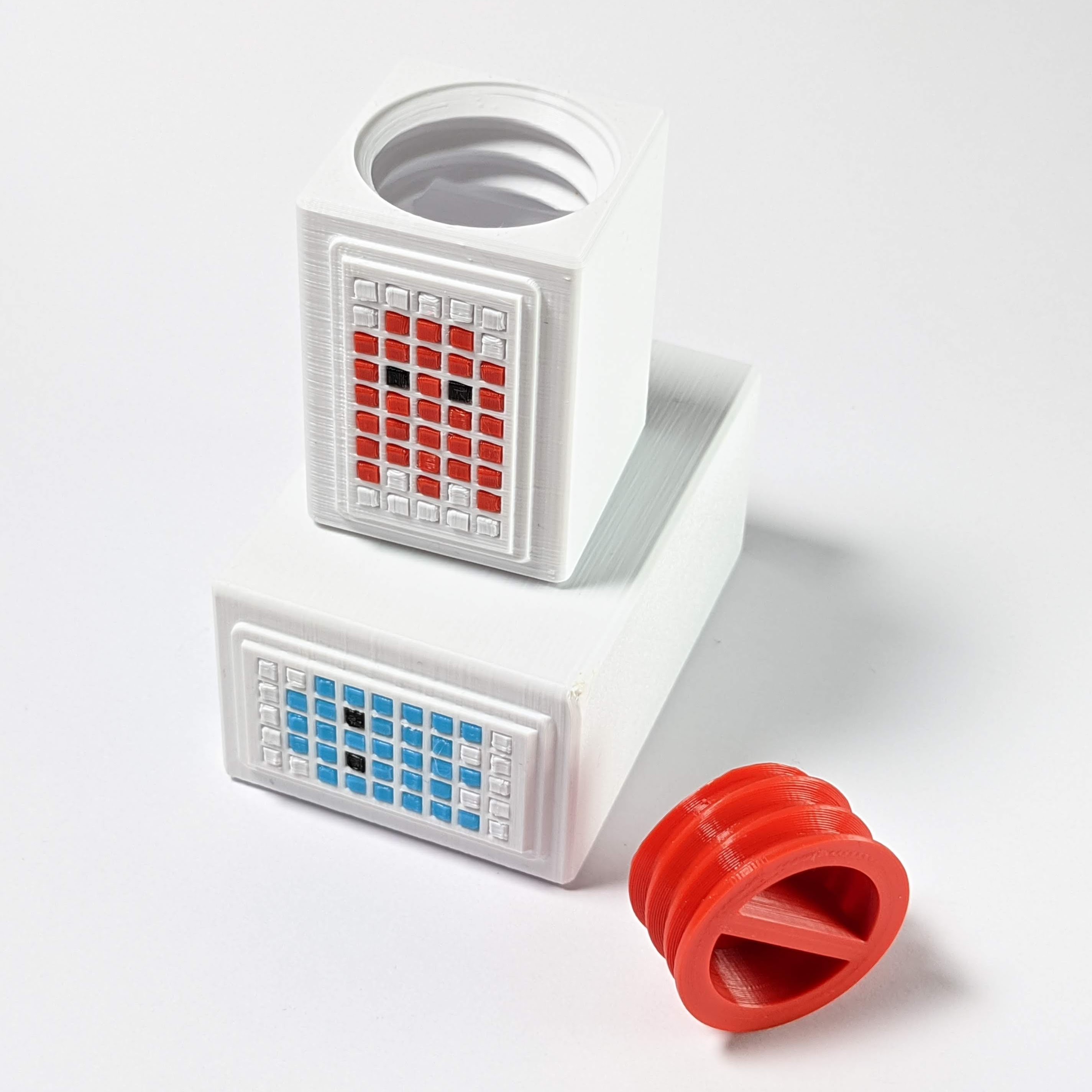 836 Pixel flasks by Clockspring | Printables Store