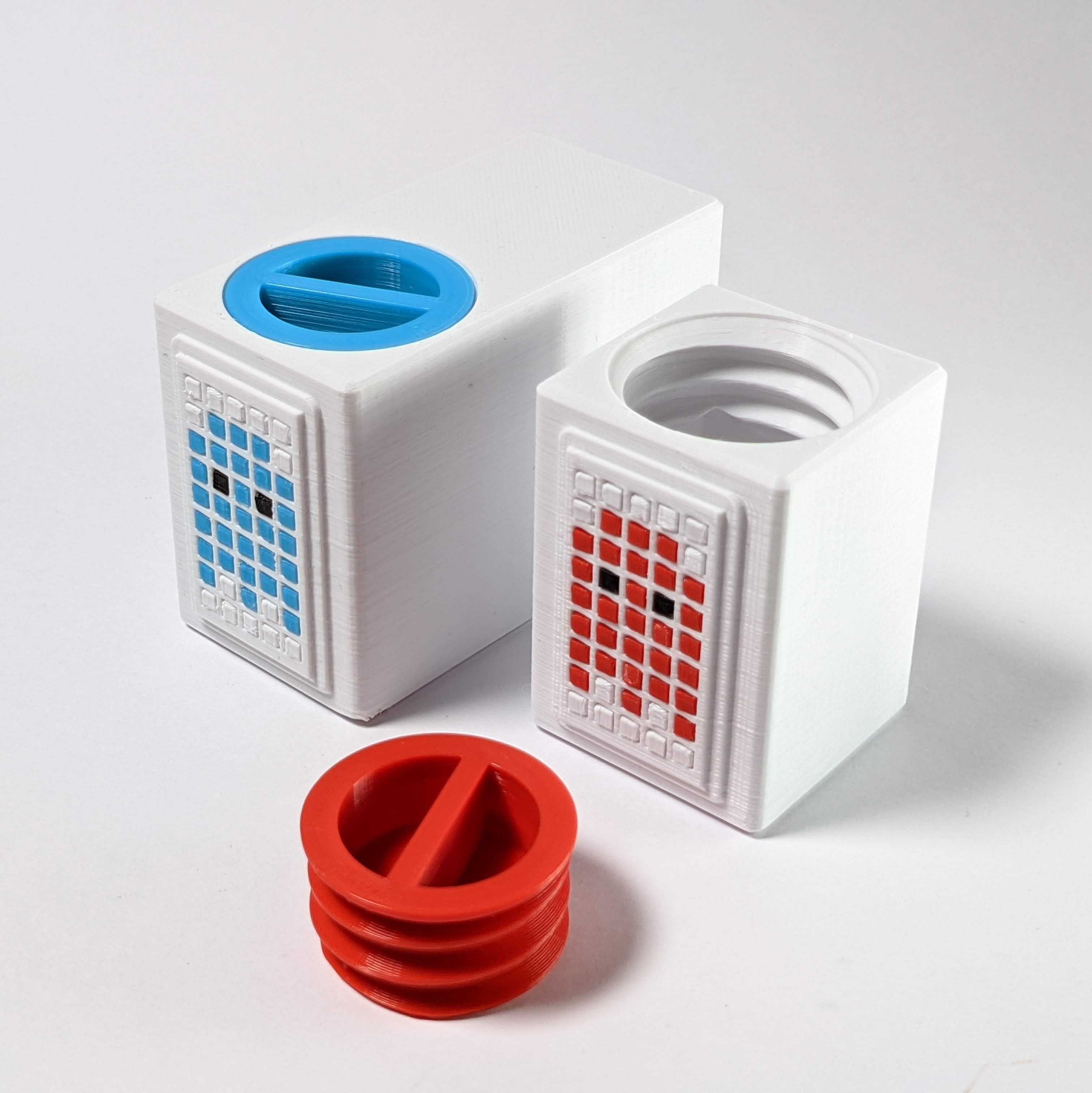 836 Pixel flasks by Clockspring | Printables Store