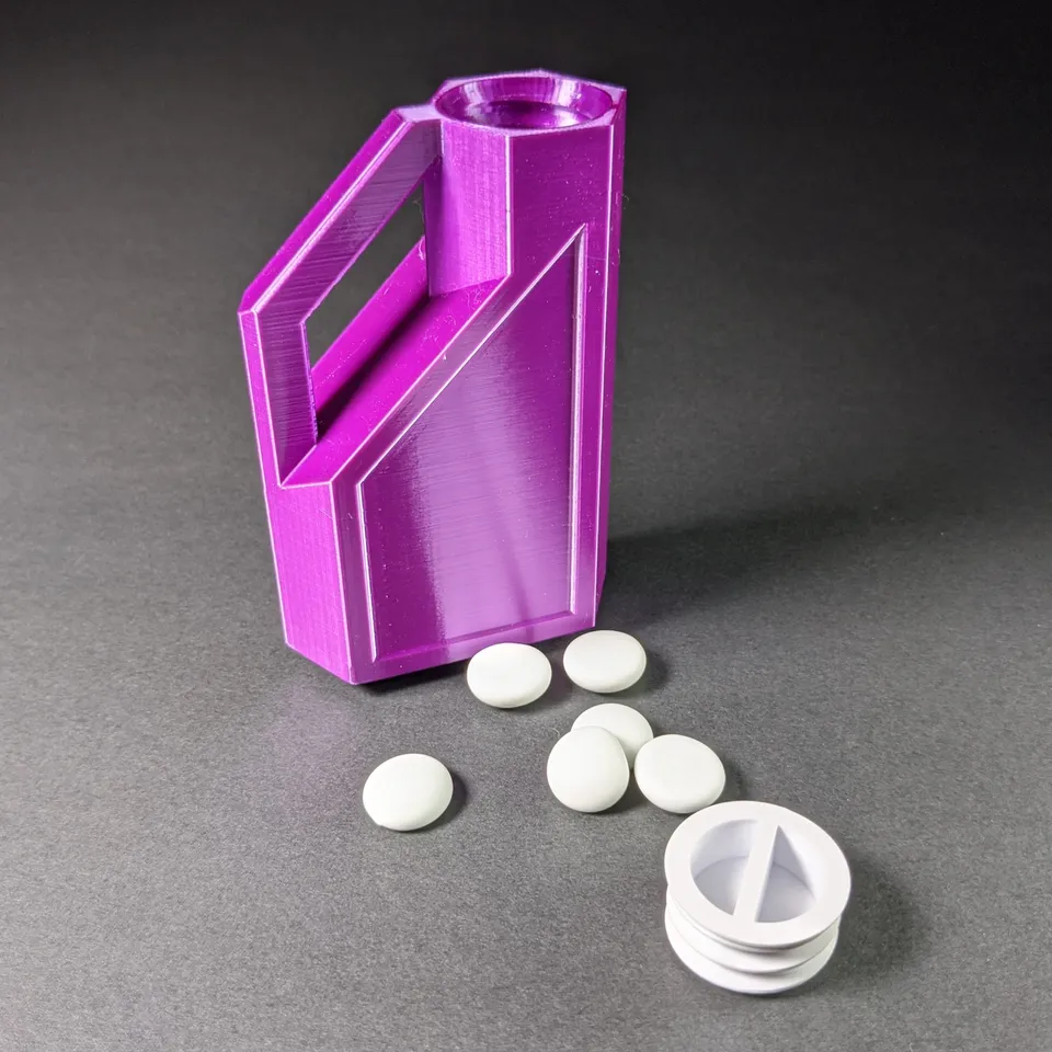 834 Oilcan Flask by Clockspring | Download free STL model | Printables.com