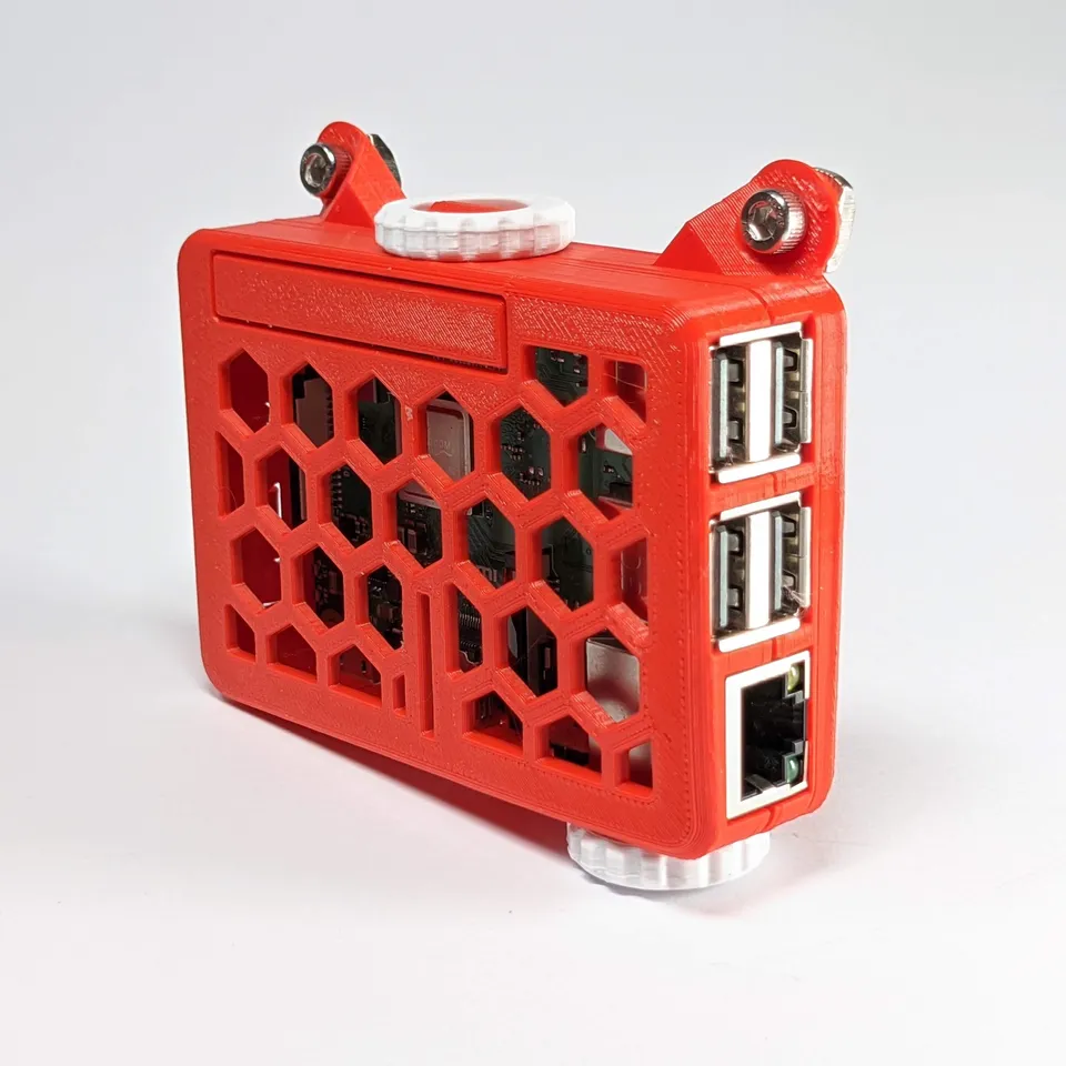 829 Hinged Pi3B Case by Clockspring | Download free STL model ...