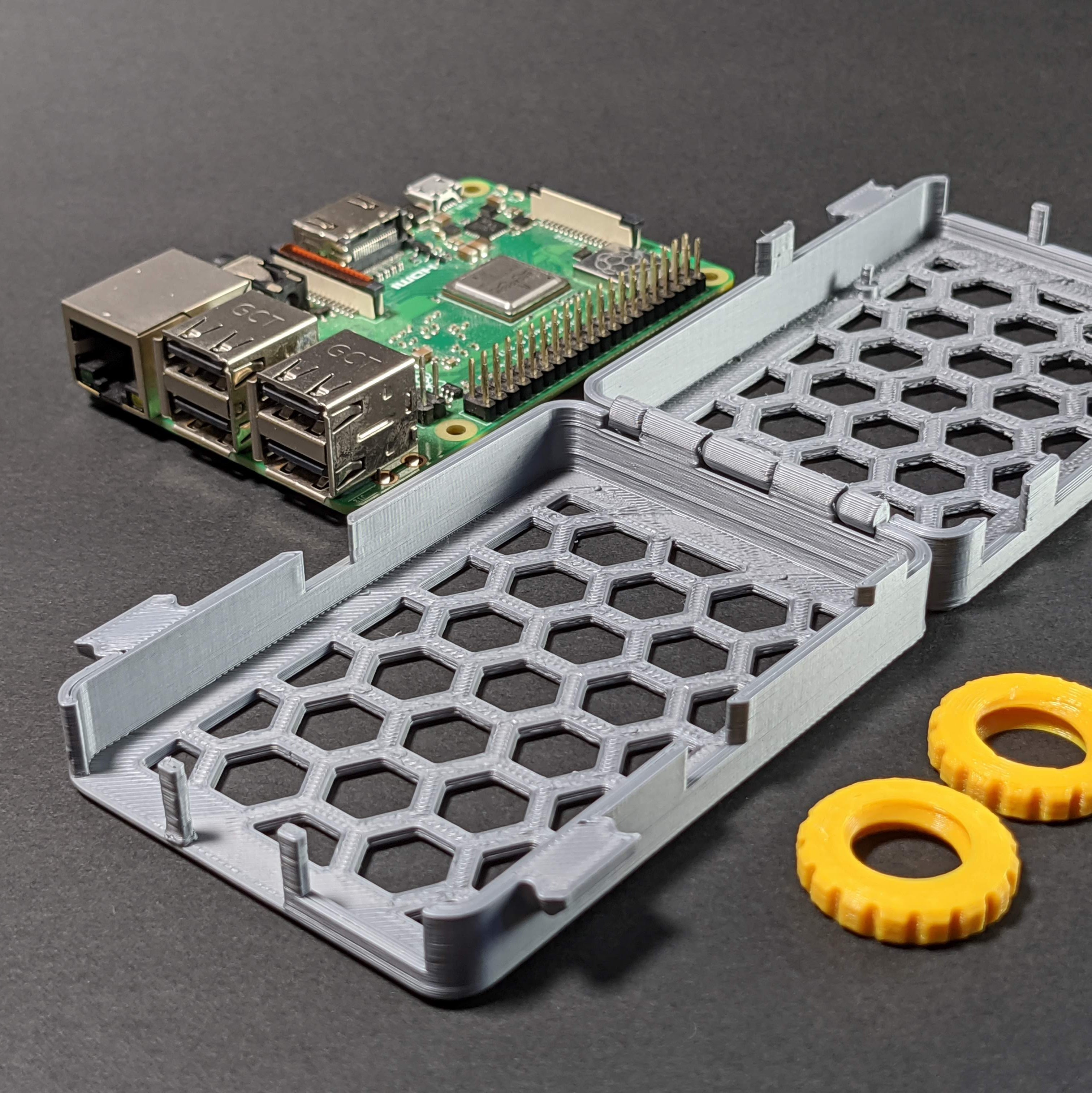 829 Hinged Pi3B Case by Clockspring | Printables Store