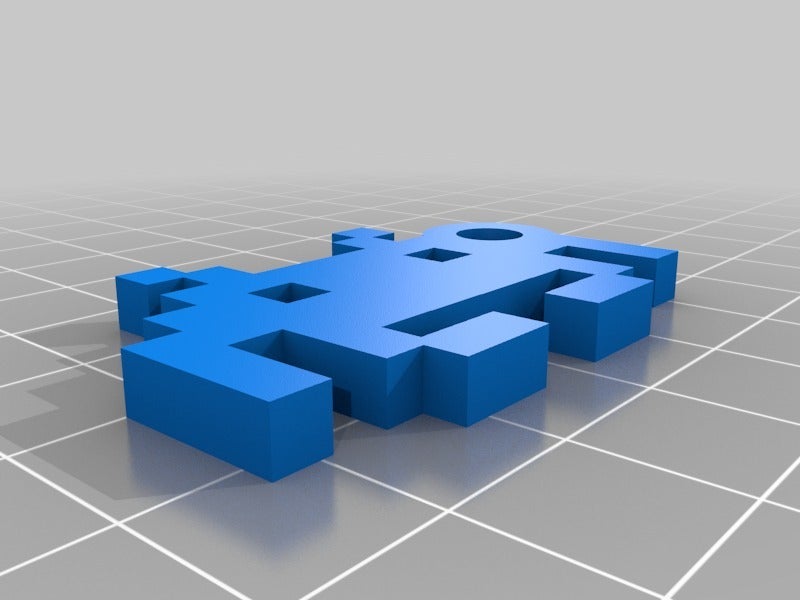 Invader keychain by bestsheep1 | Download free STL model | Printables.com