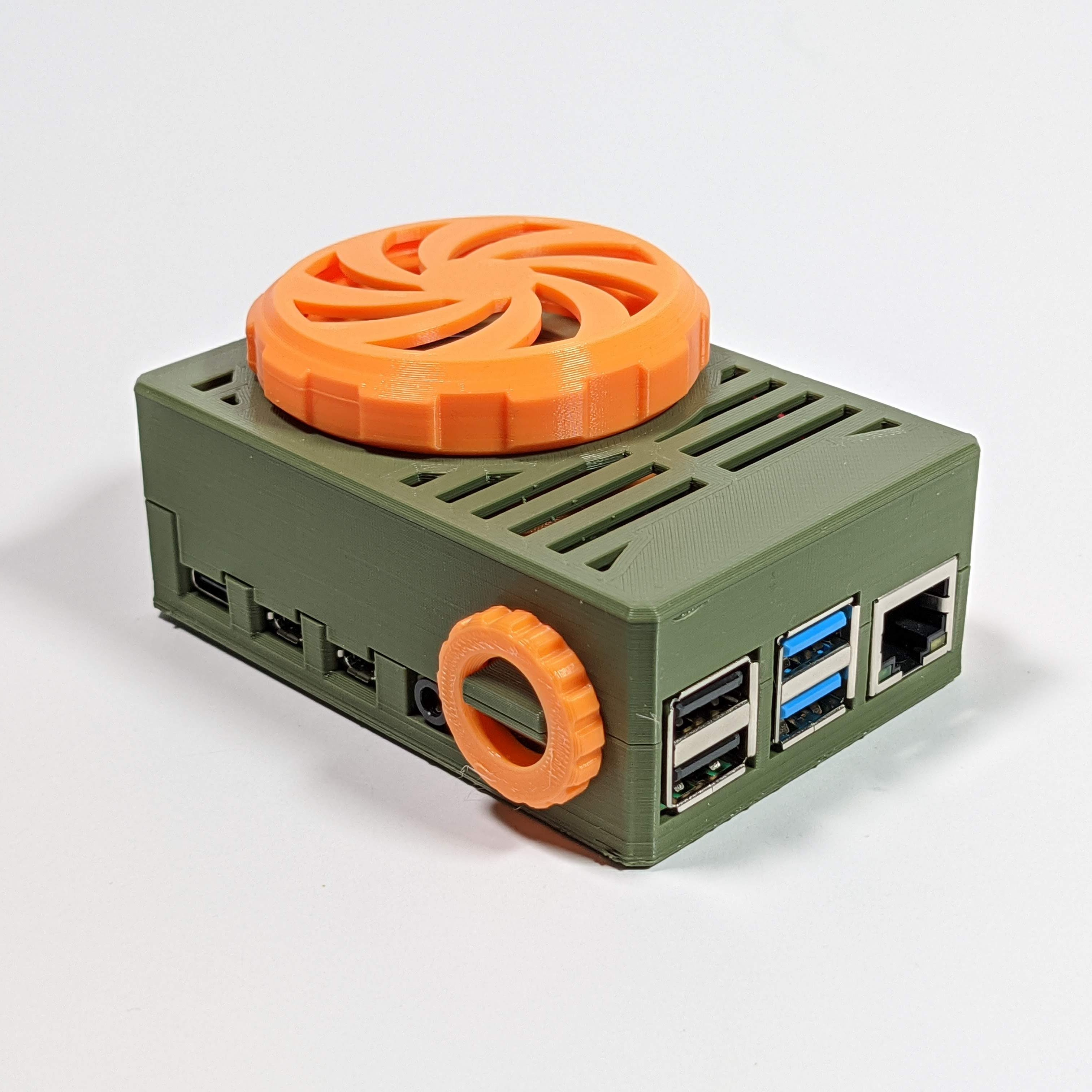 818 Pi4 Breezy Case by Clockspring | Printables Store