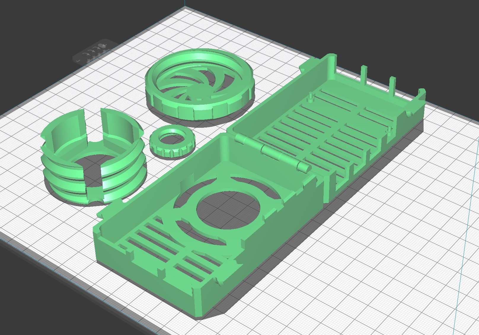 818 Pi4 Breezy Case by Clockspring | Printables Store