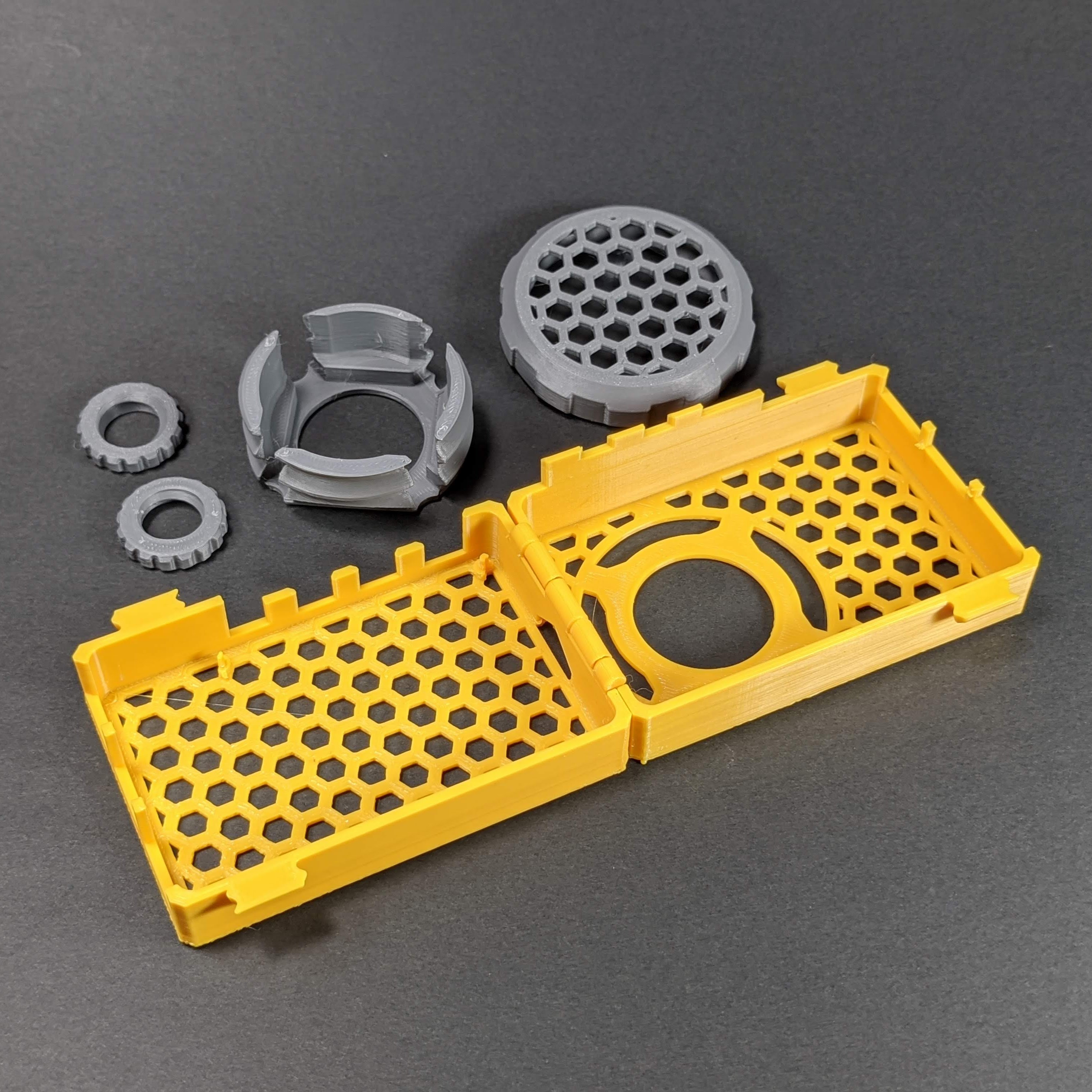 817 Pi4B Hex Breezy Case by Clockspring | Printables Store