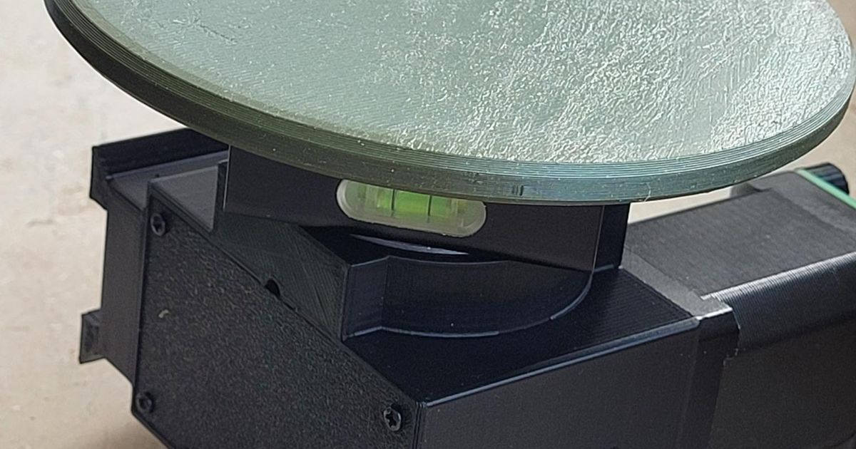 Turntable attachment for photo pan head by l0u0k0e | Download free STL ...