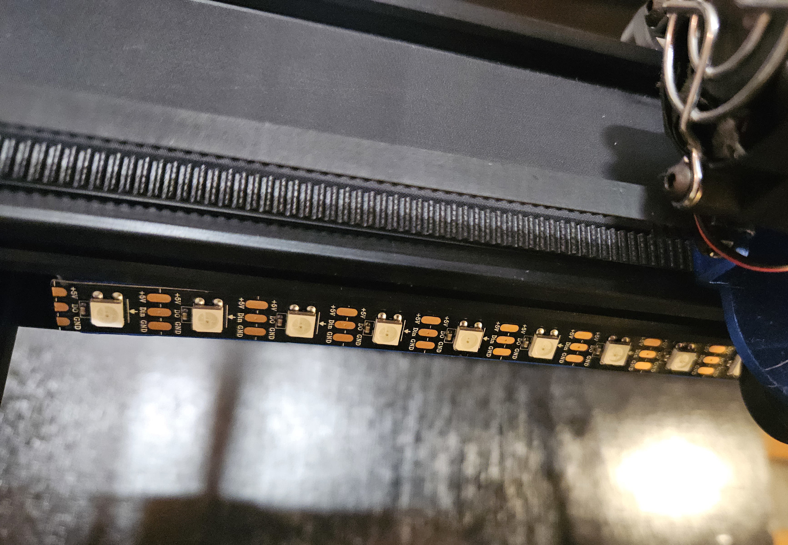 LED Strip Support for Artillery Sidewinder X2 3D Printer by Melted-B ...