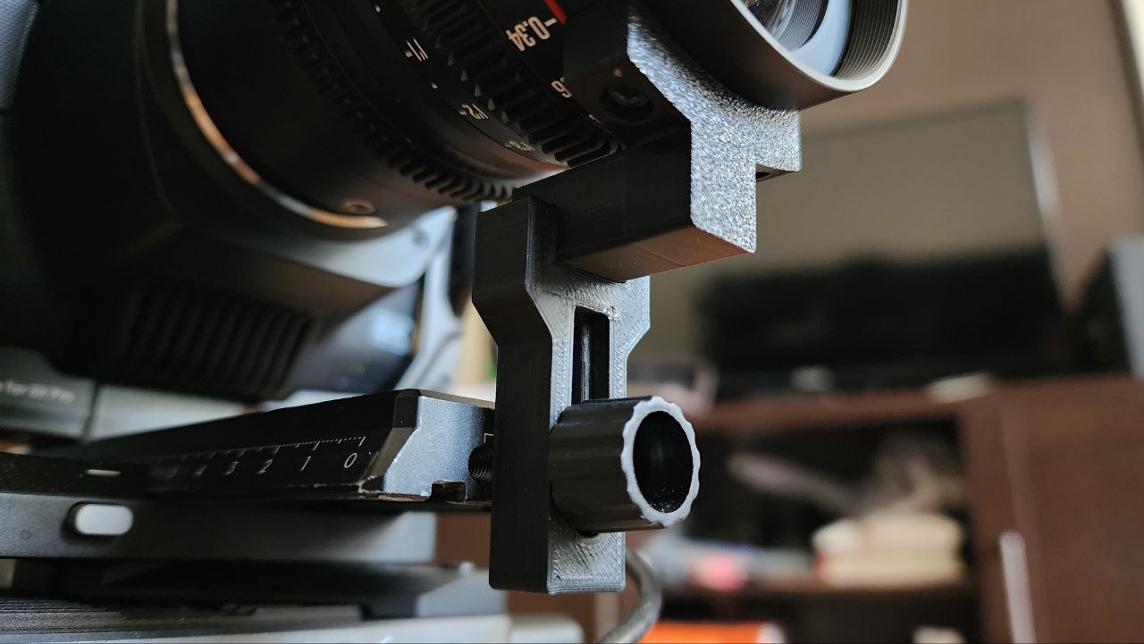 Lens support. DJI RS3 pro + Meike prime lens + BMPCC 6k pro by ...