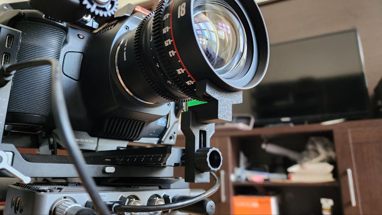 Lens support. DJI RS3 pro + Meike prime lens + BMPCC 6k pro by ...