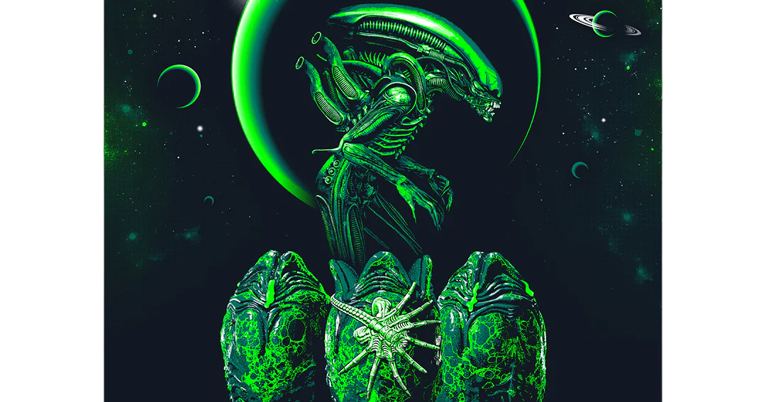 Alien poster 200x200 by L33 | Download free STL model | Printables.com