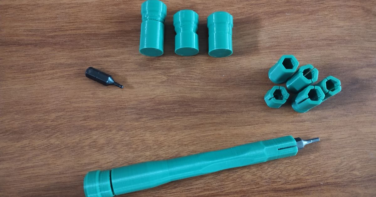 Modified bit screwdriver with print-in-place freewheel by DonFurlan ...