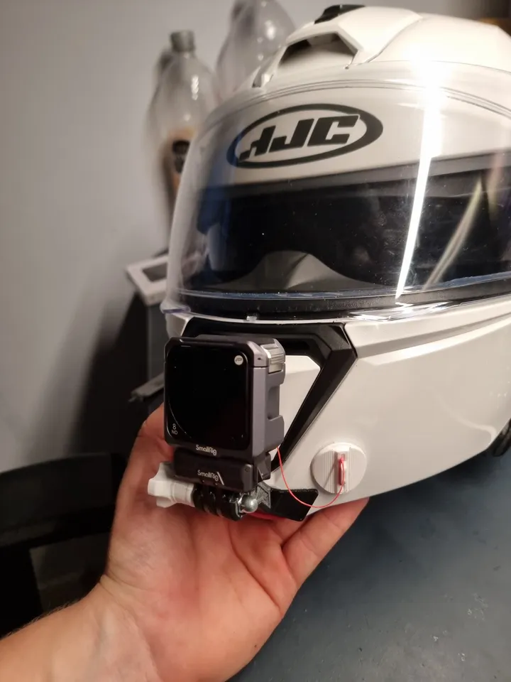 GoPro helmet/ chin mount for HJC I90 by Voxel3D_Nederland | Download ...