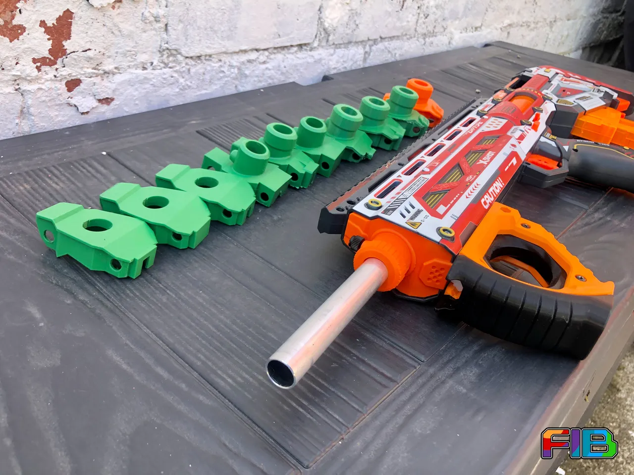 X-Shot Longshot Extended Barrel Front End by FIB | Download free STL ...