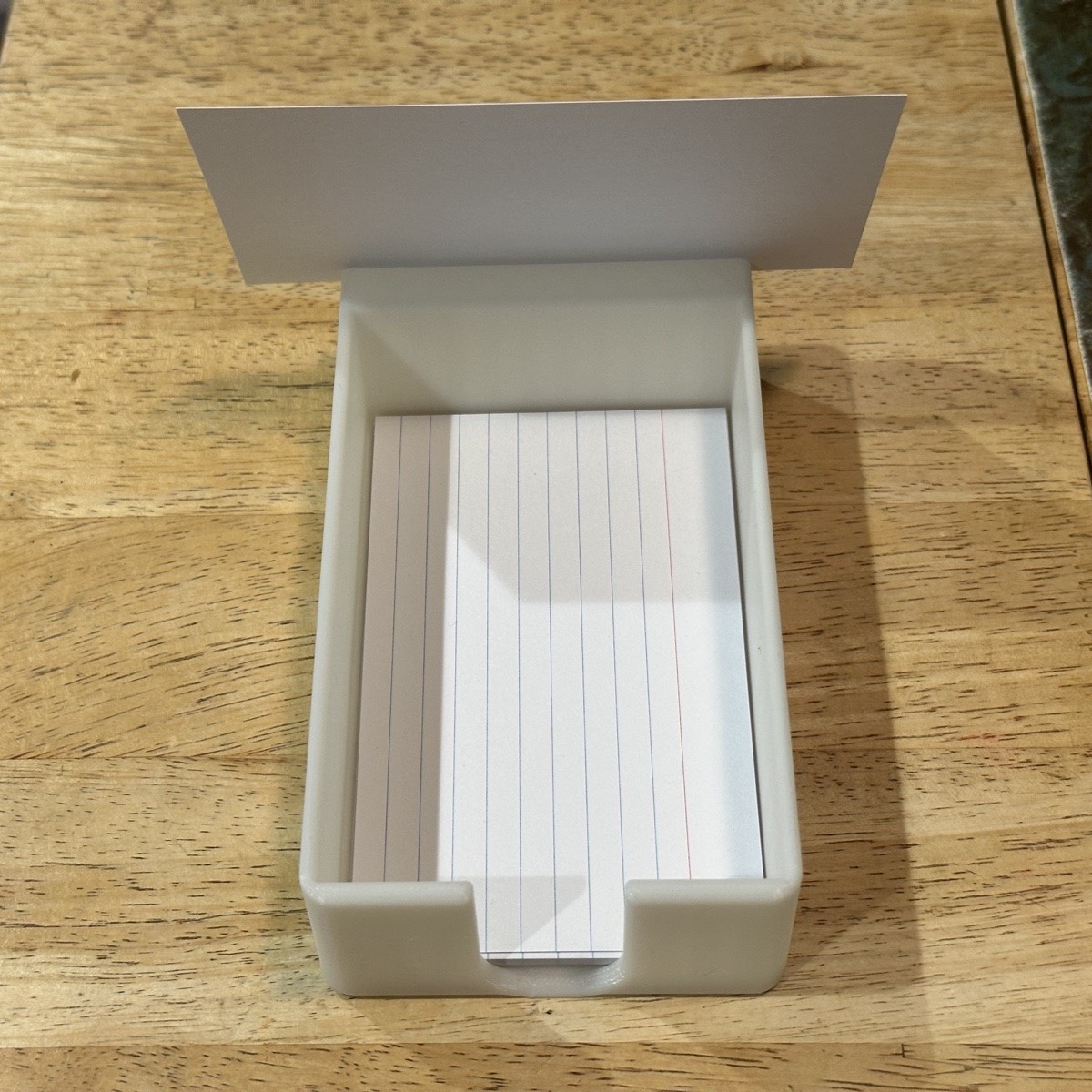 Index Card Caddy with Display notch by Nonproductive3D | Download free ...