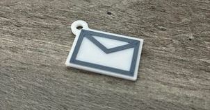 Mail Key Ring Envelope Tag by Mtechnic | Download free STL model ...