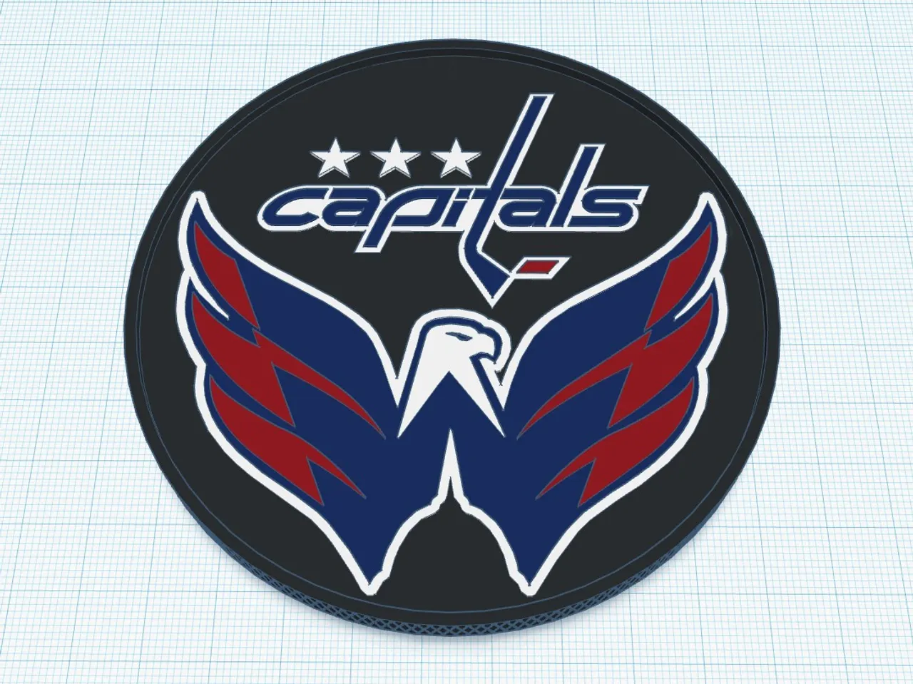Washington Capitals Drink Coaster with Ice Rink Holder MMU by Matt S ...