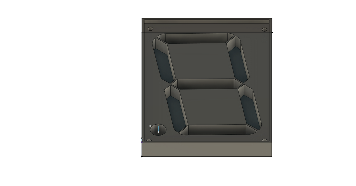 4 Inch 7 Segment Display By Devicemodder Download Free Stl Model
