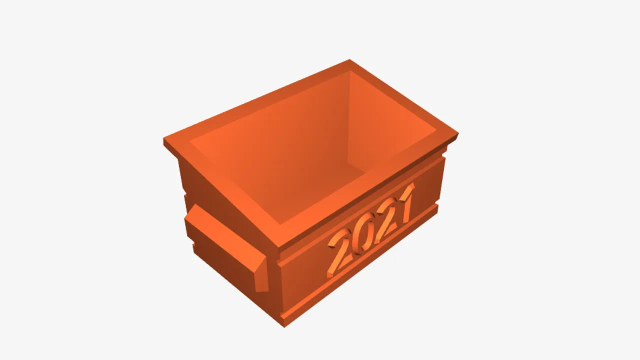 2021 Dumpster Fire by Julia Ebert | Download free STL model ...