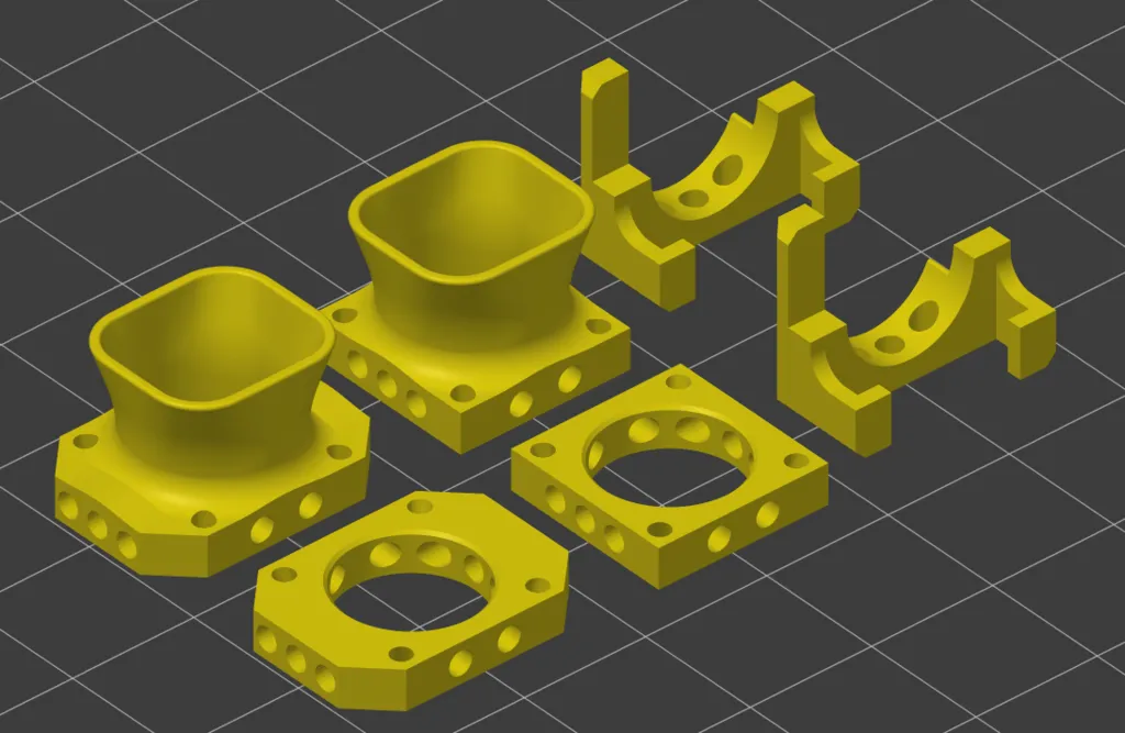 Walksnail VTX 1s Lite camera mount adapters by L3M4R | Download free ...