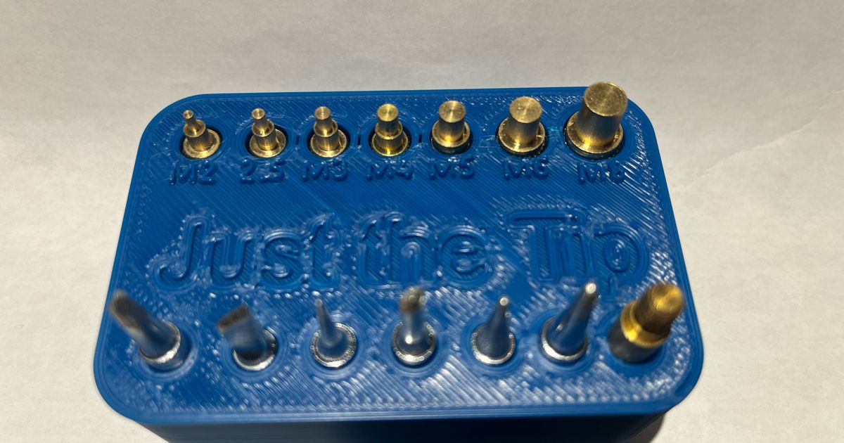 Soldering Tip Holder by DrGuido | Download free STL model | Printables.com
