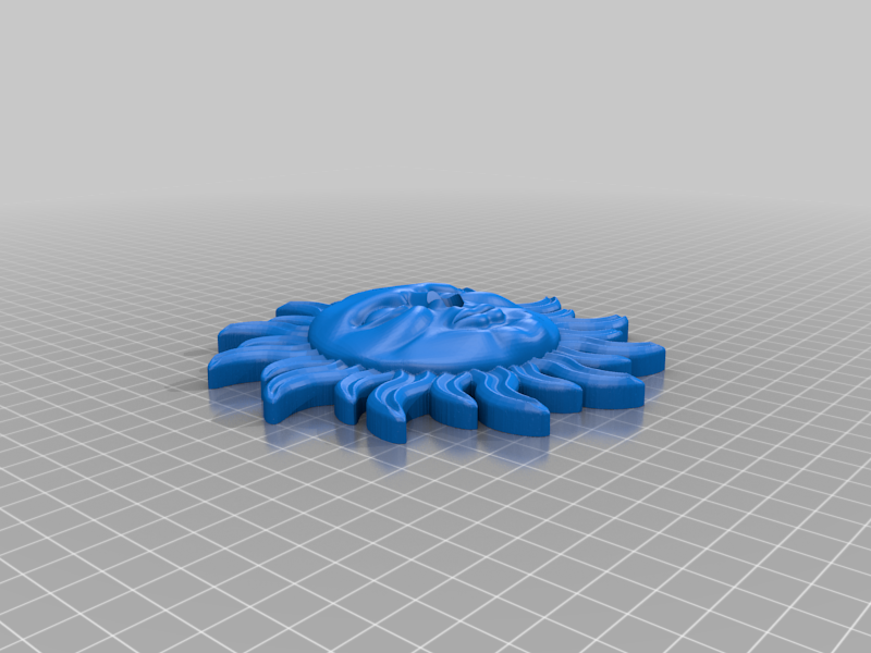 Sun and Moon Wall Hangers by Adrian | Download free STL model ...