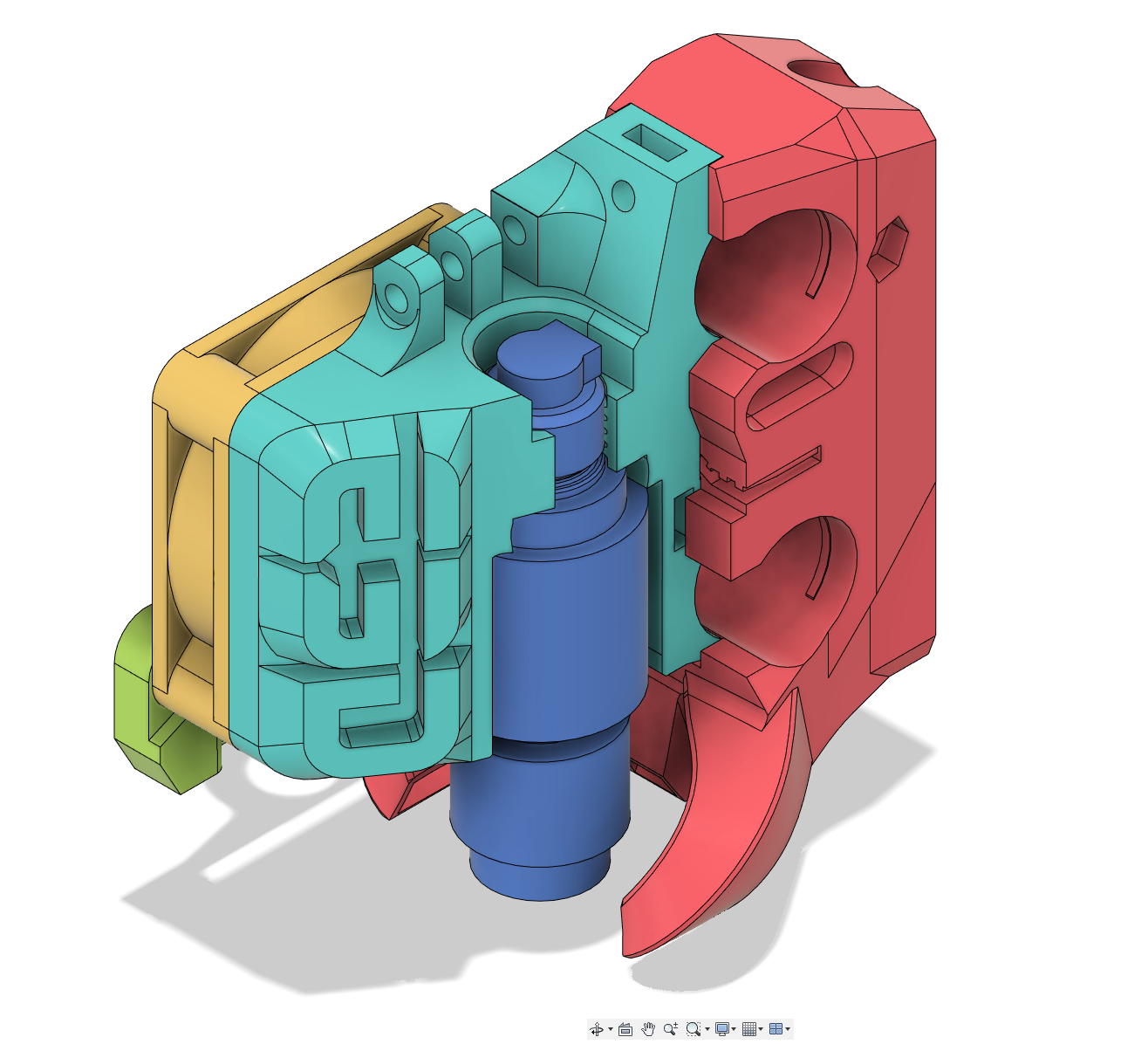 Prusa MINI - Revo cooling duct by Waschtl | Download free STL model ...