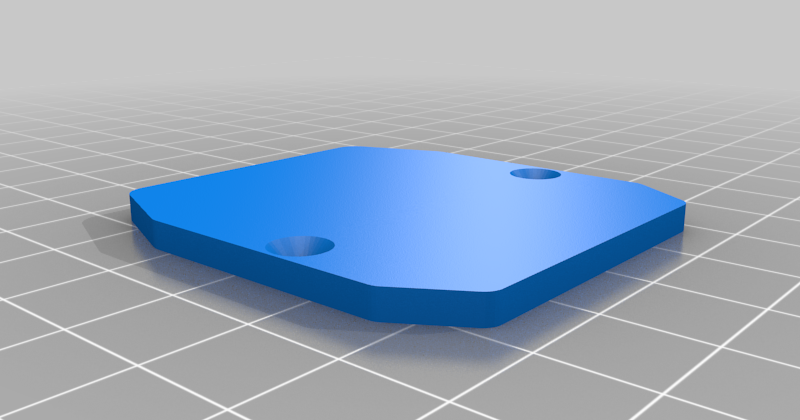 Traxxas Slash 4x4 LCG ESC mount plate by LelleB | Download free STL model | Printables.com