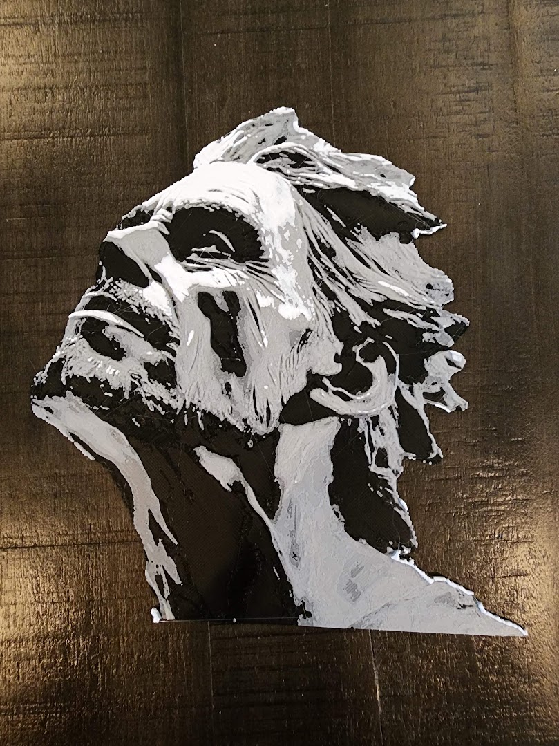 Hueforge Head Sclupture Print by Paul | Download free STL model ...