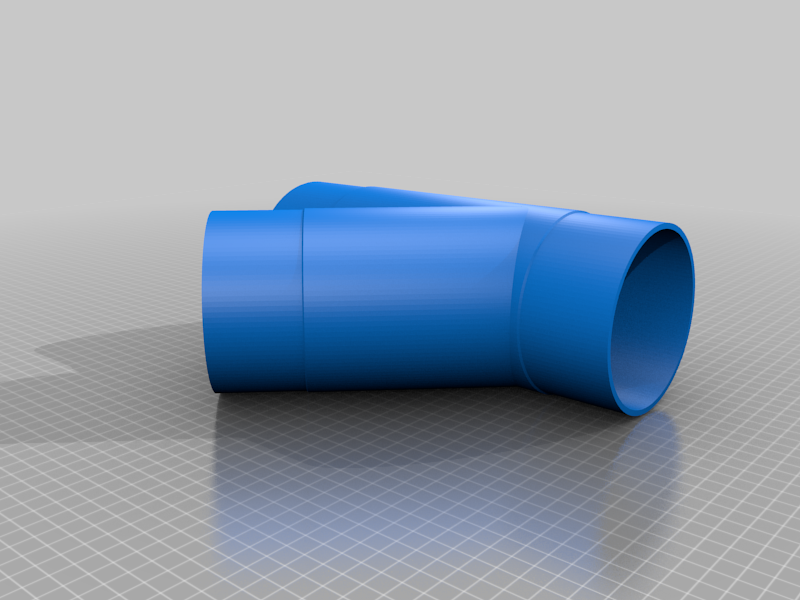 4" Y Fitting Dust Hose Connector von MarcElbichon | Kostenloses STL ...