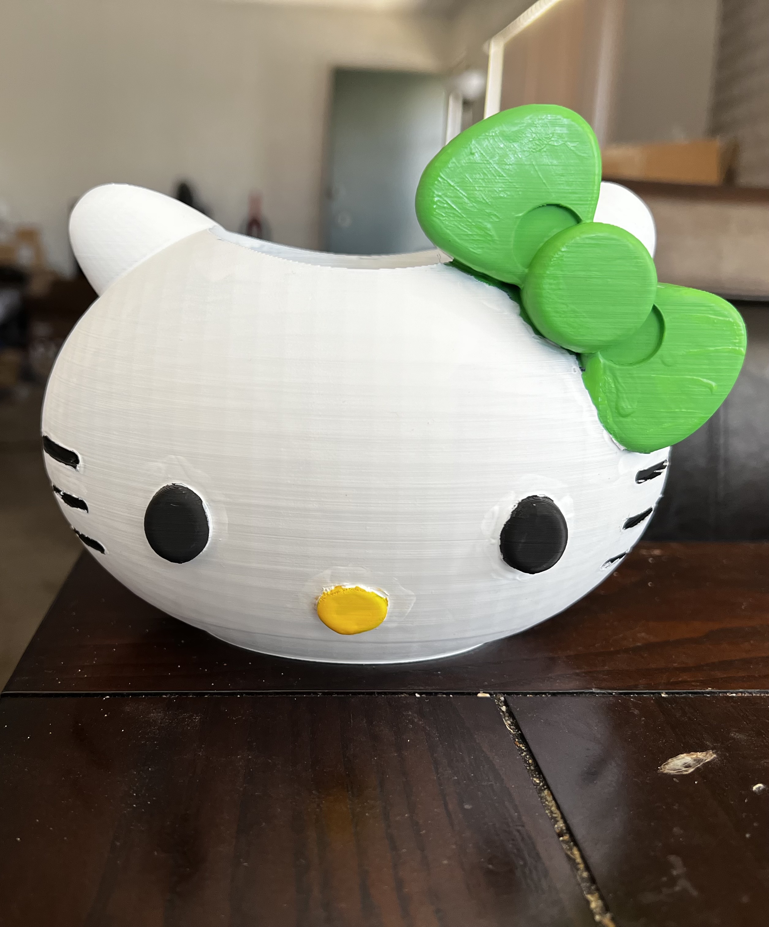 Hello Kitty Pot Plant by Spugheddy | Download free STL model ...