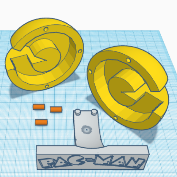 Pac-Man Tape Dispenser / Holder with Teeth by A. Green | Download free ...