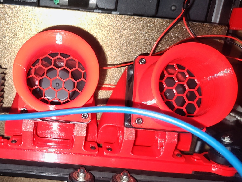 60mm fan duct/velocity stack with grill by Persano | Download free STL ...