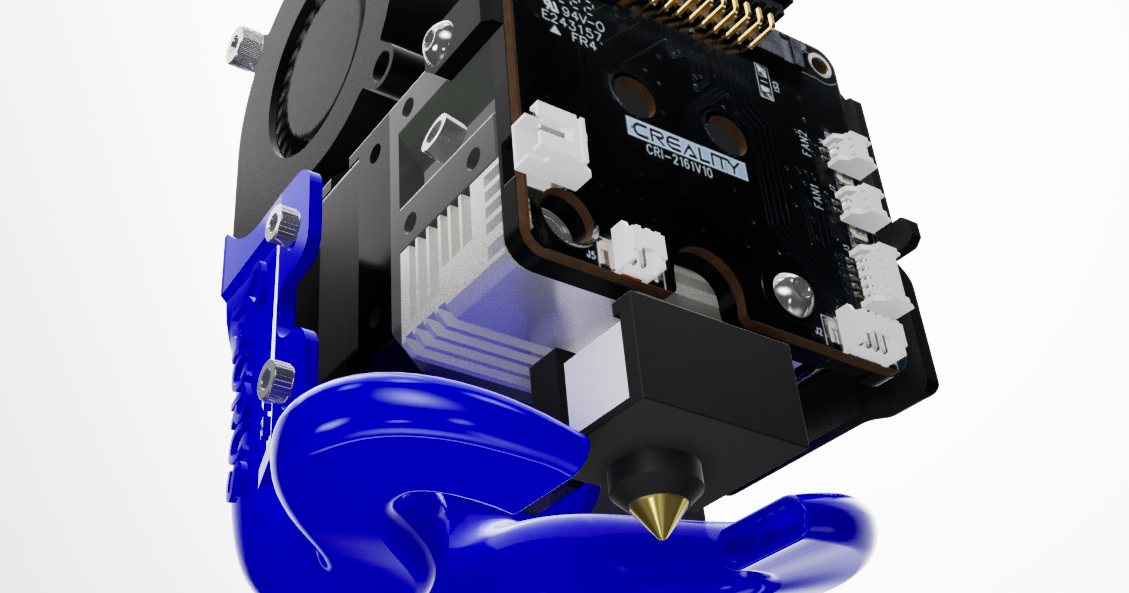 Taurus V5 Cooling Duct for Creality Sprite Extruder, Dual 5015 Fans ...