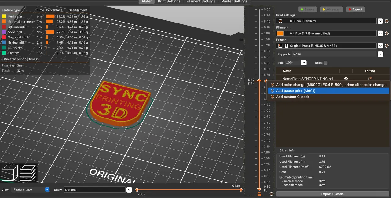 Full size Drum Kit: NamePlate Mod by SYNCPRINTING | Download free STL ...