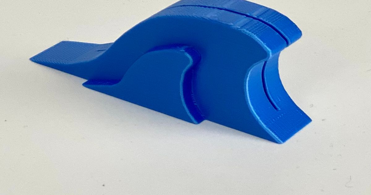 Waves Photo Stand by 3dBearnicorn | Download free STL model ...