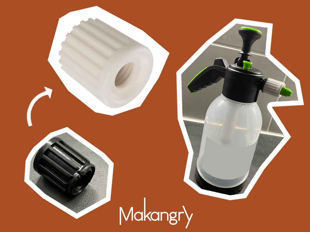 Spray Nozzle M18 by Makangry | Download free STL model | Printables.com