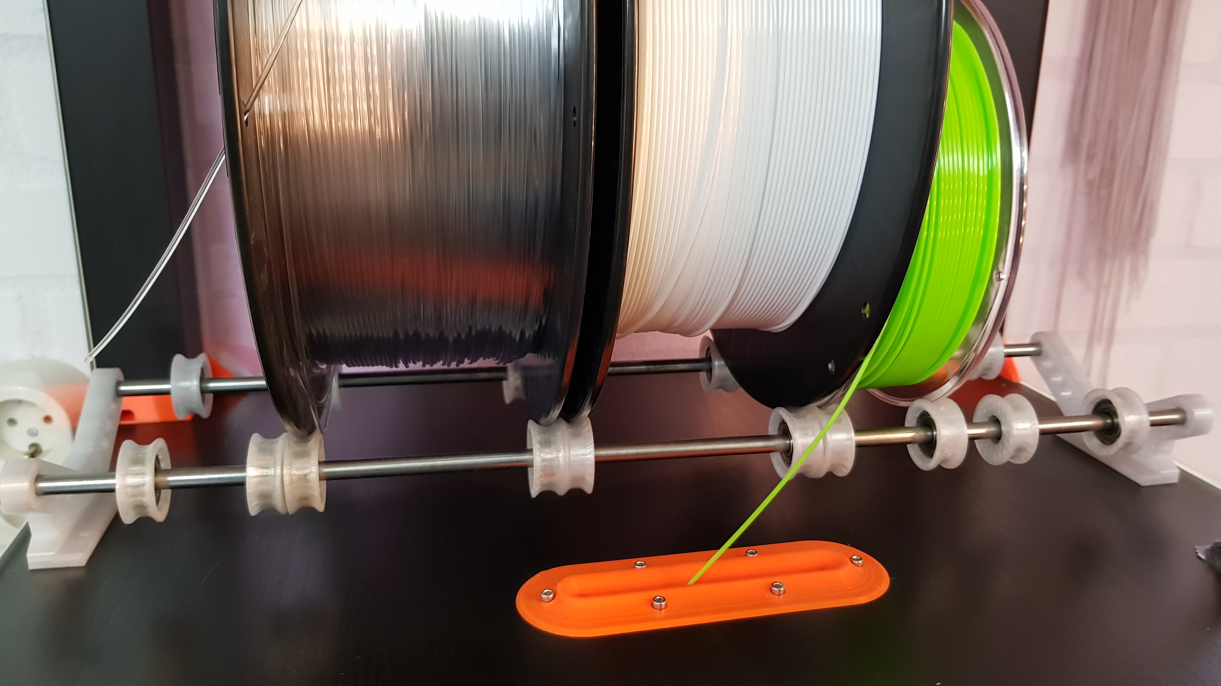 Improved MMU Filament Guide for LACK IKEA table by AcE Krystal ...