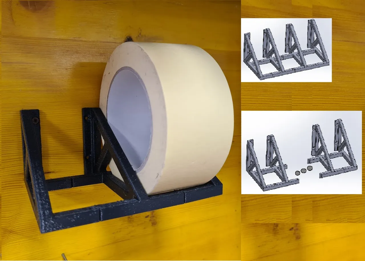 Modular Tape Organizer (Wallmount) by Wilko_SLO | Download free STL ...