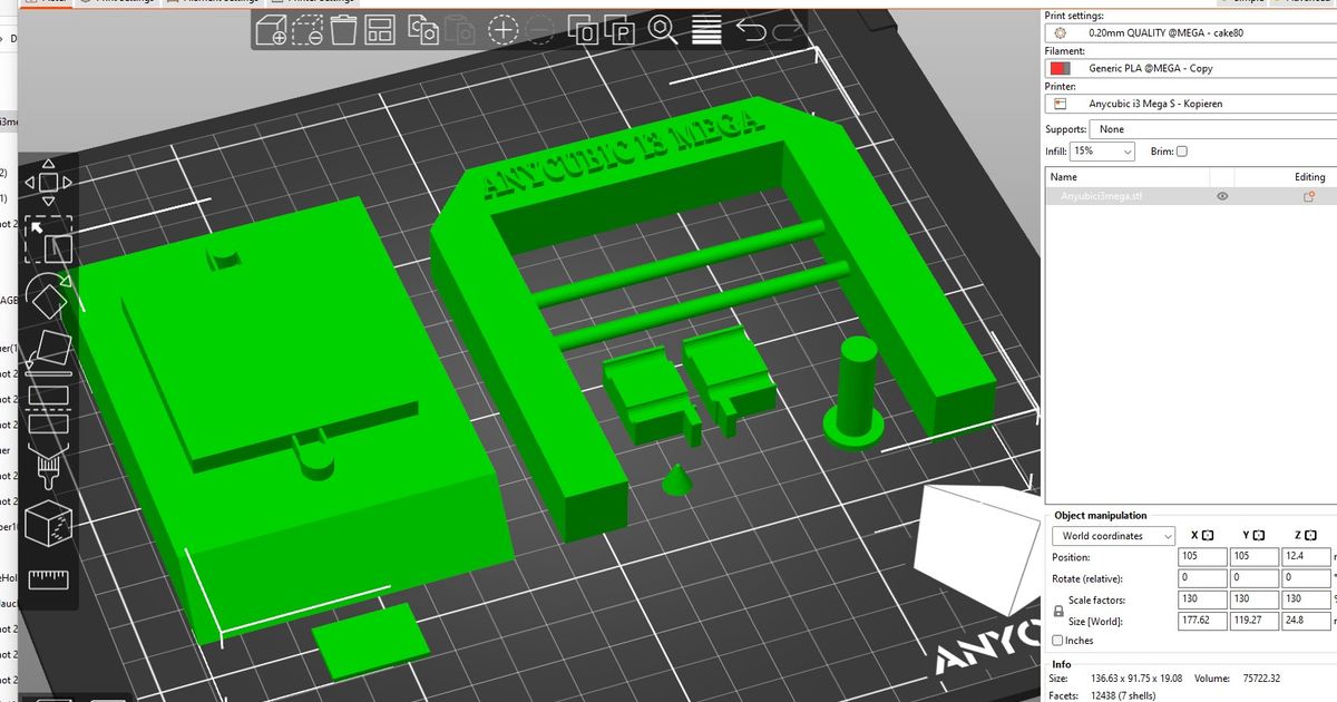 3D Printer Mini - i3 Mega by DerDrucker | Download free STL model ...