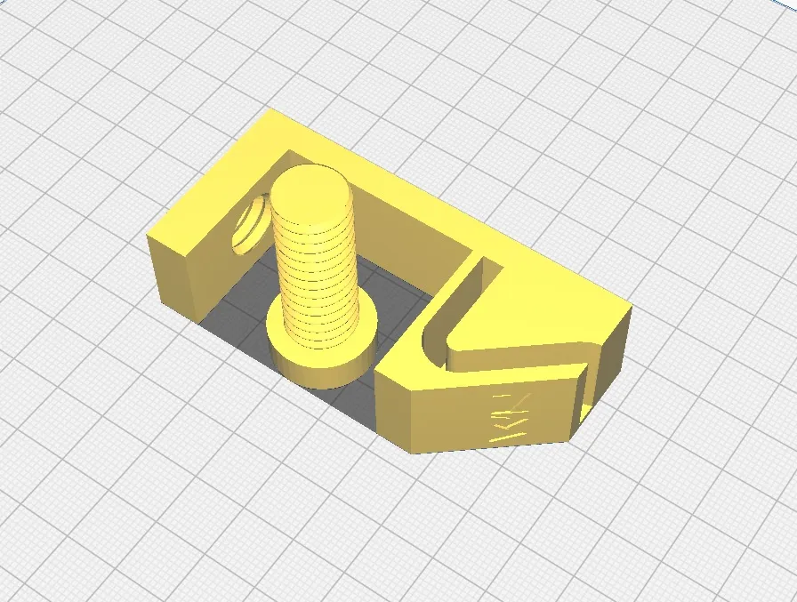Mouse Cable Holder with screw by NikMaster | Download free STL model ...