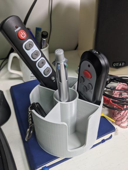 Remote Control Caddy and Pen Holder by Andrew Armstrong | Download free ...
