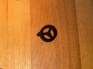Mercedes logo keyring by Alfd246 | Download free STL model | Printables.com
