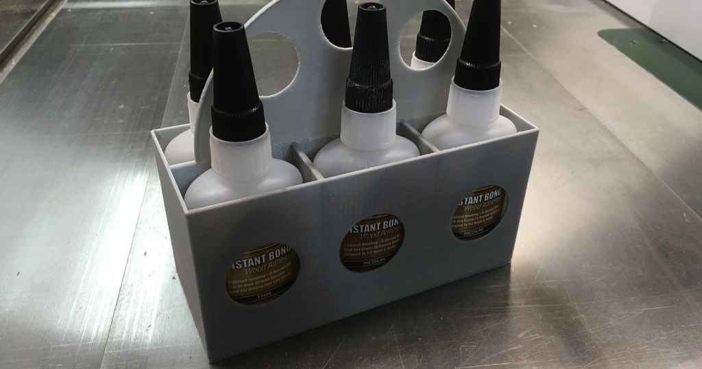Cyanoacrylate Glue Caddy by S.Goelzer | Download free STL model ...