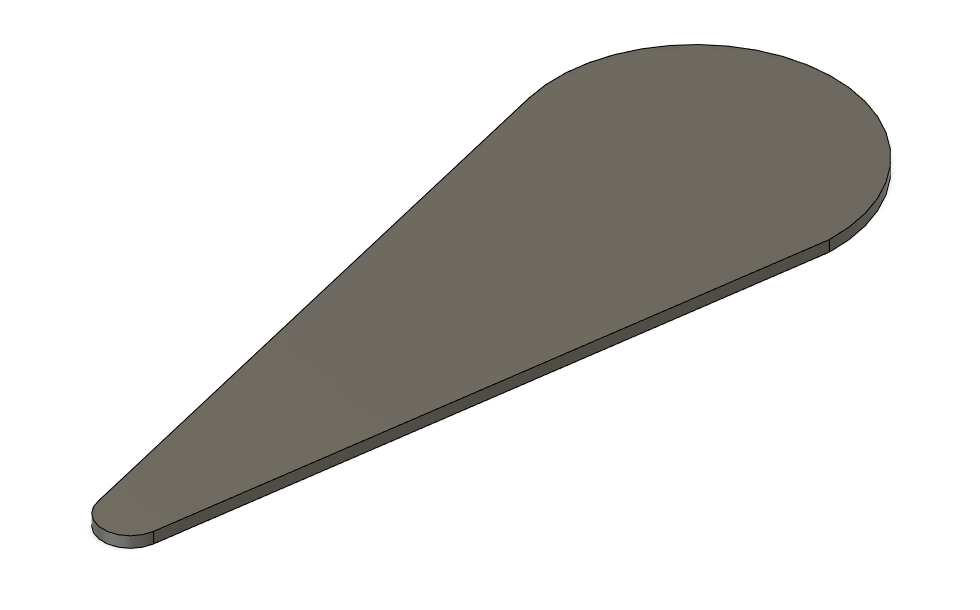 Long guitar pick by Johnathan1876 | Download free STL model ...