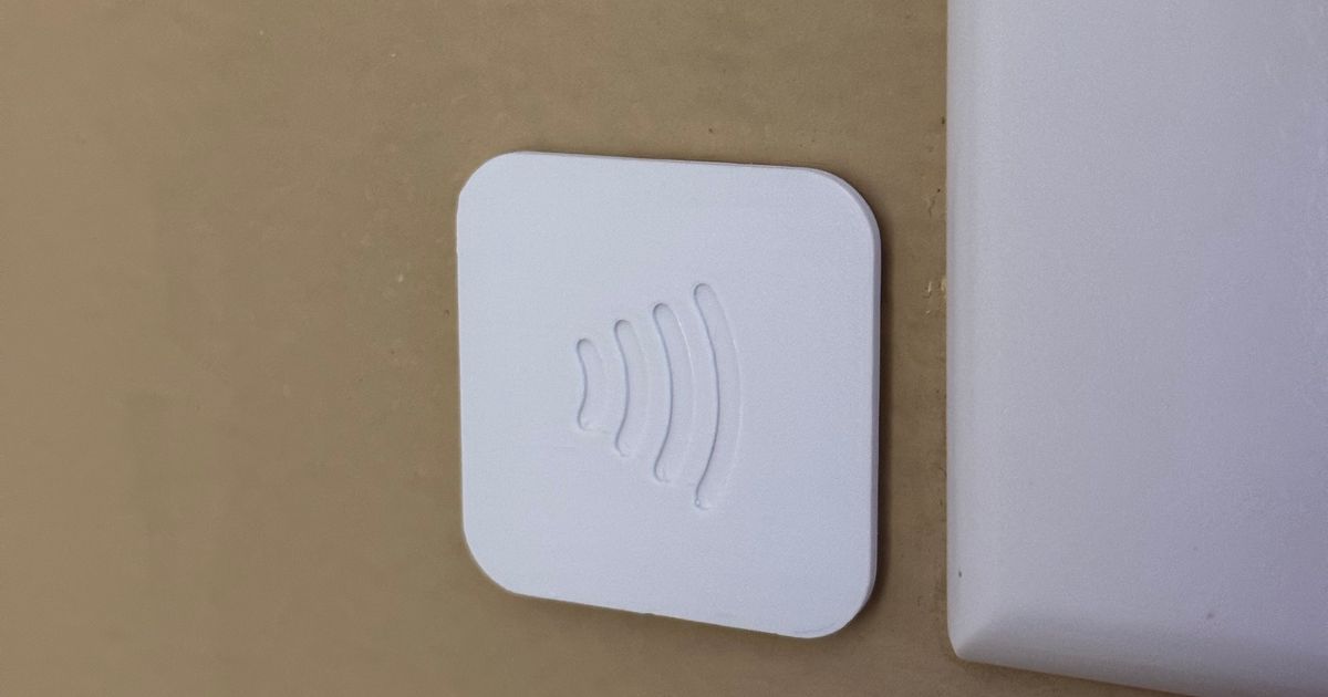 NFC Tag Cover by SirCabbage | Download free STL model | Printables.com